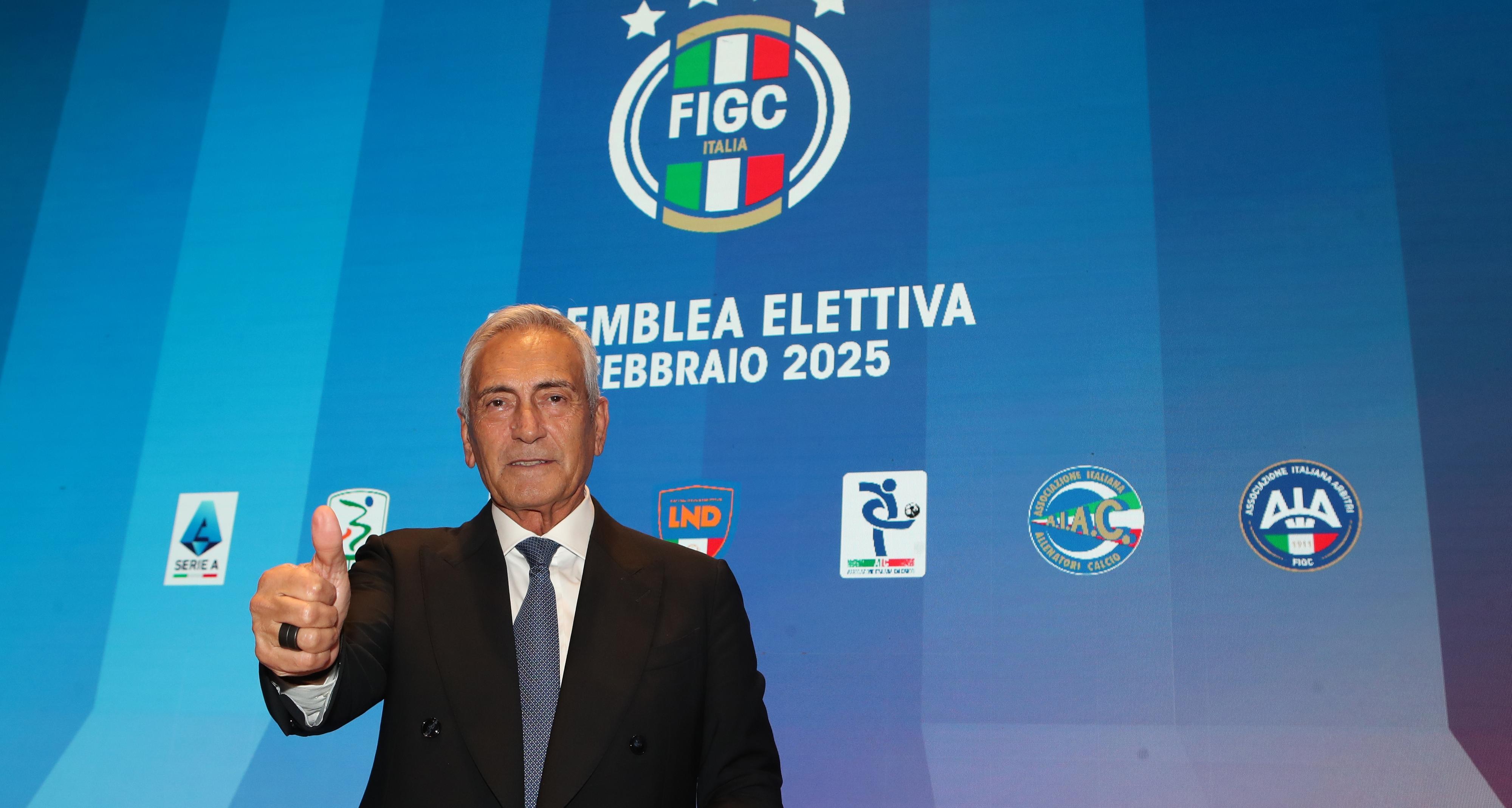 Gravina rieletto alla presidenza della FIGC con il 98,7% dei voti ...