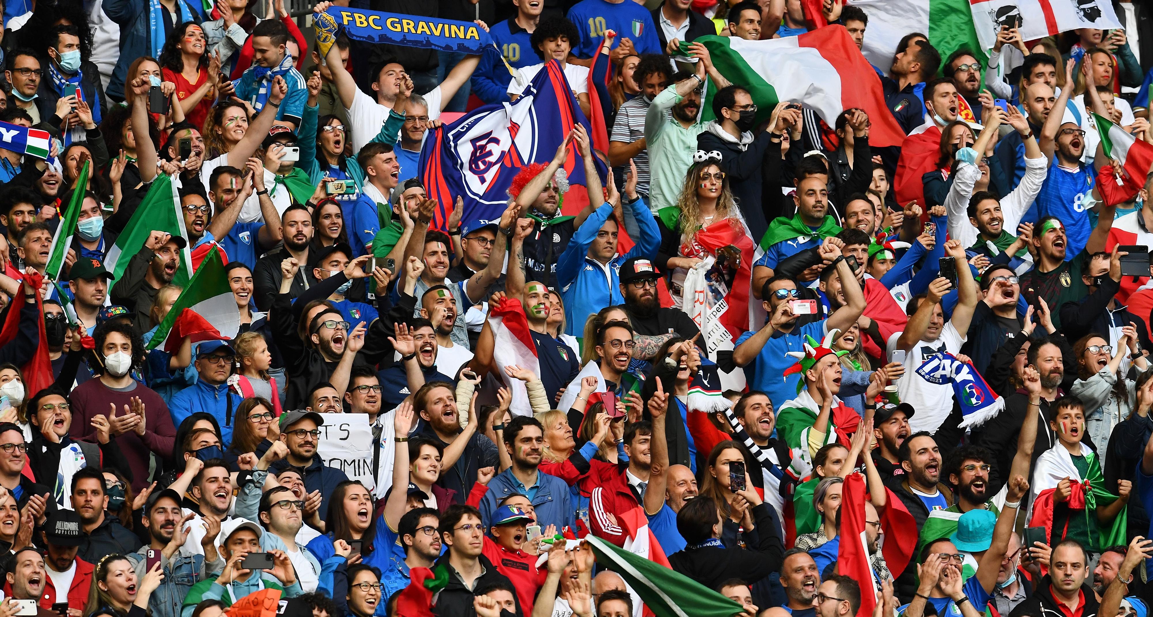 FIGC working to organise the transfer of 1,000 Azzurri fans to Wembley ...