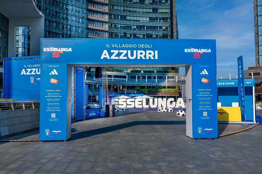 Esselunga to promote the ‘Azzurri Village’ from 9 to 12 September in Milan