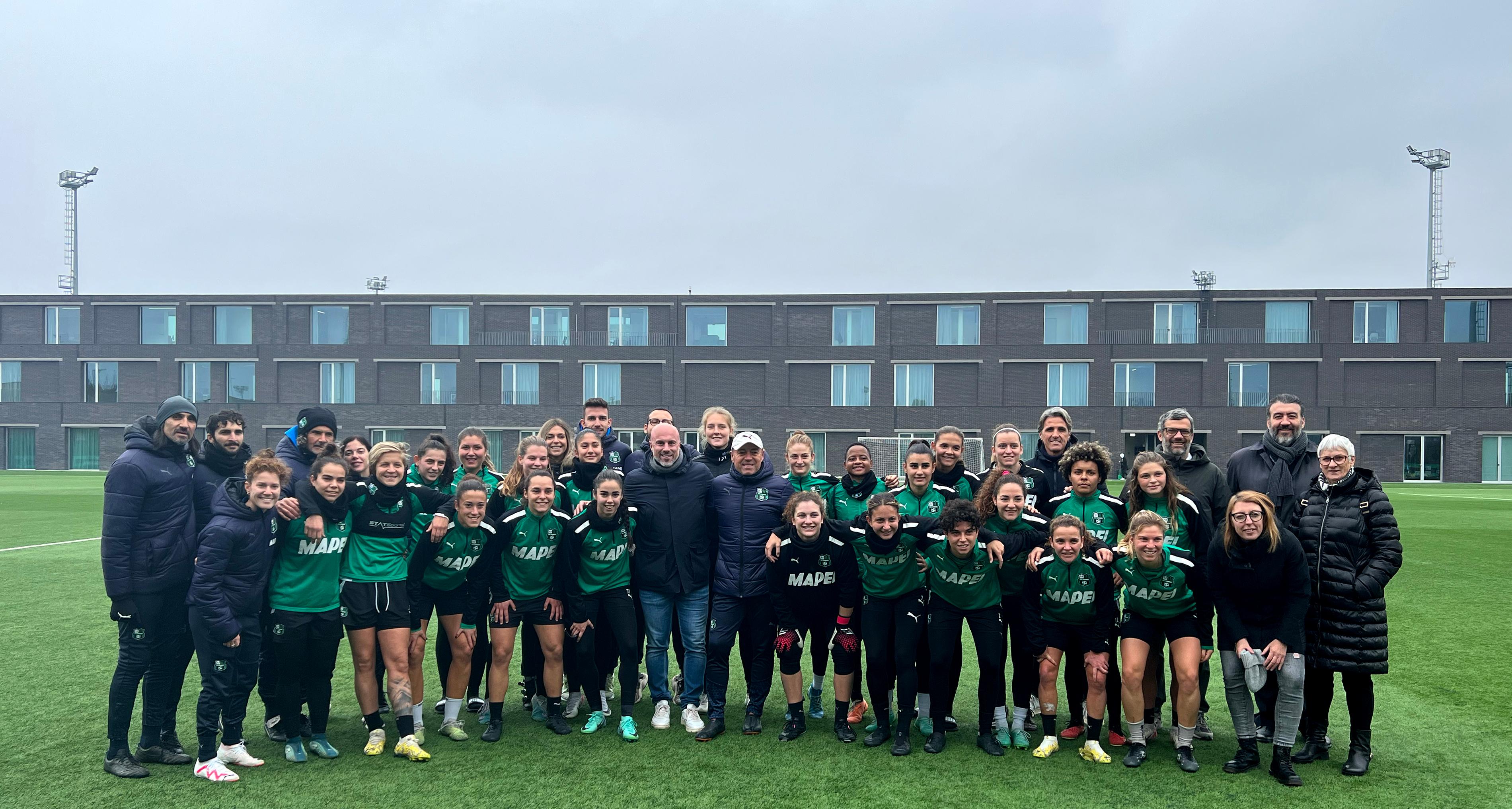 Andrea Soncin visits Sassuolo as his tour of Serie A clubs’ training ...