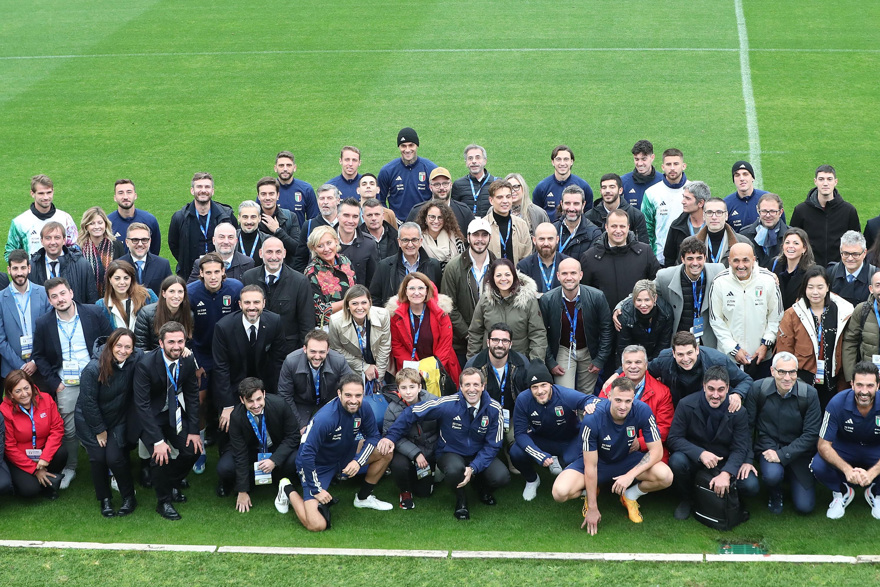 Azzurri Partner Day back at Coverciano on Monday 11 November