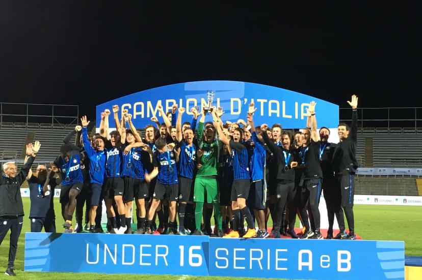 L'Inter conquista lo scudetto Under 16 di Serie A e B