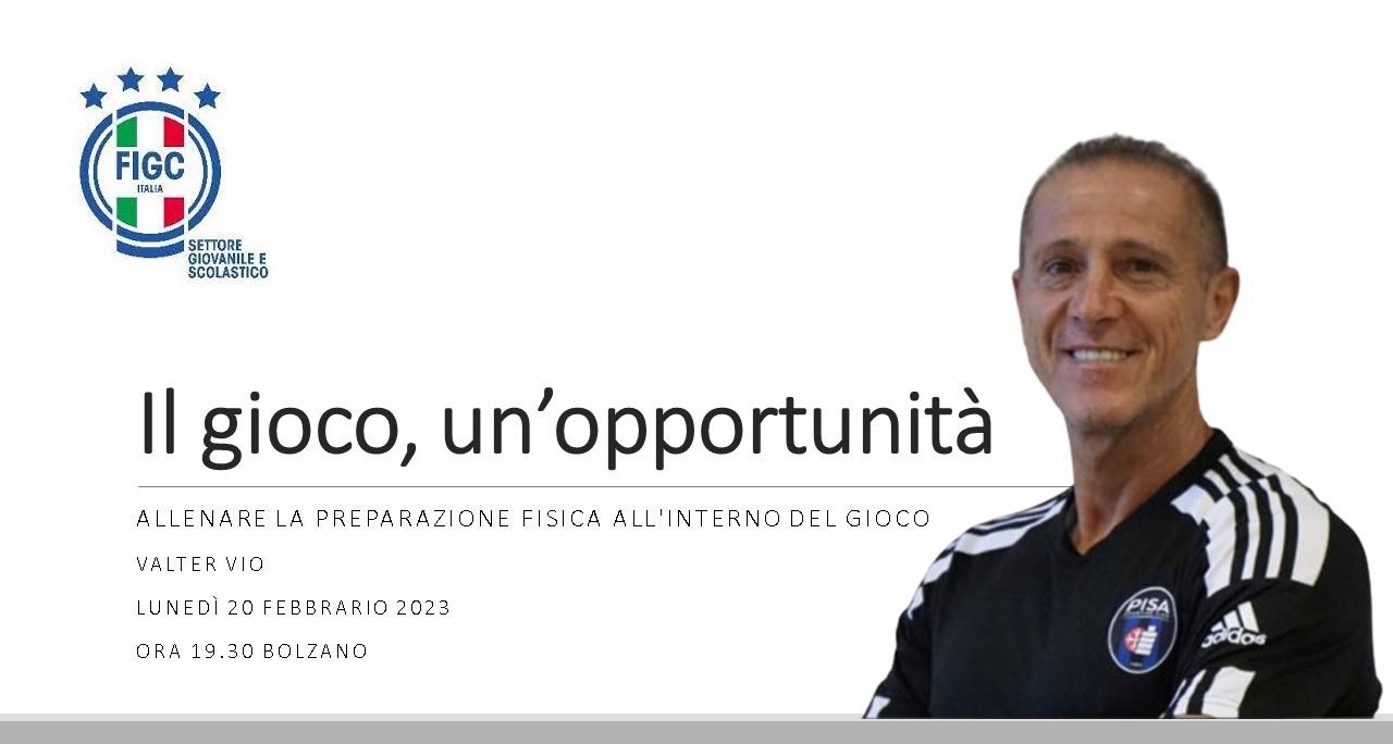 Valter Vio presenta a Bolzano il suo format "Il gioco, un'opportunità".
